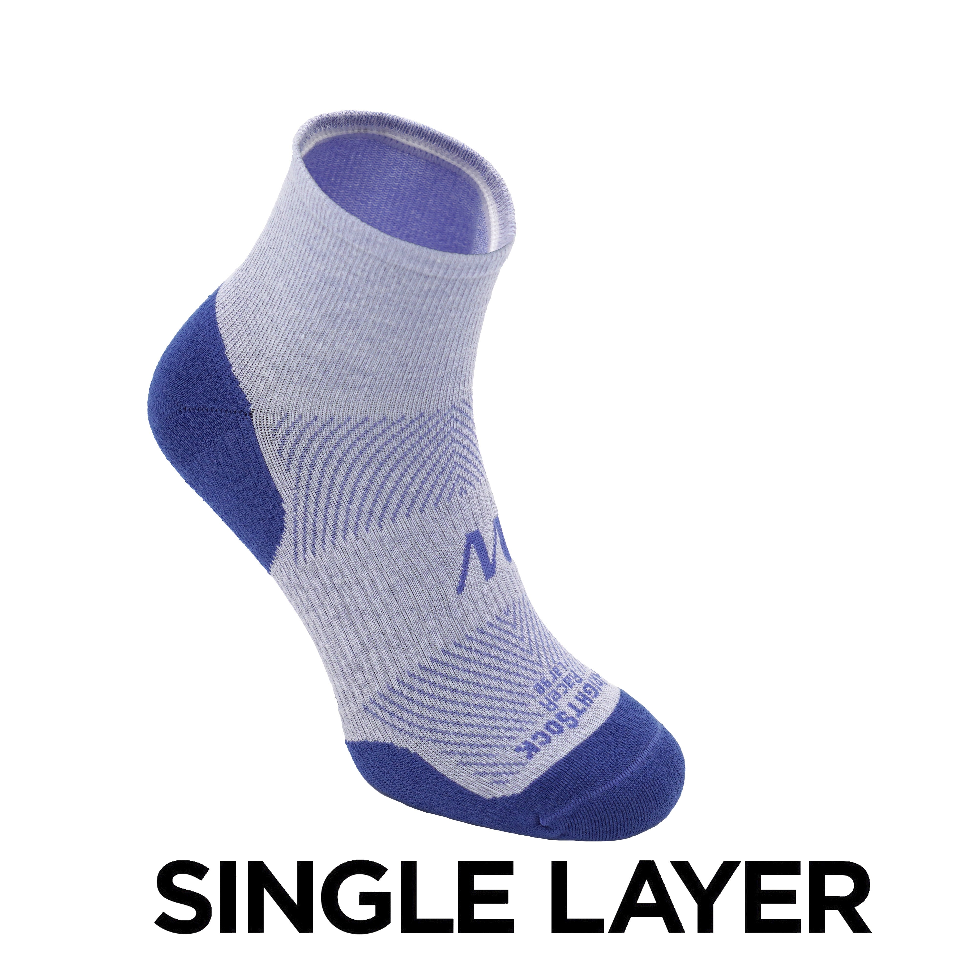 Racer Single-Layer Quarter Socks – Lightweight Ride | Wrightsock